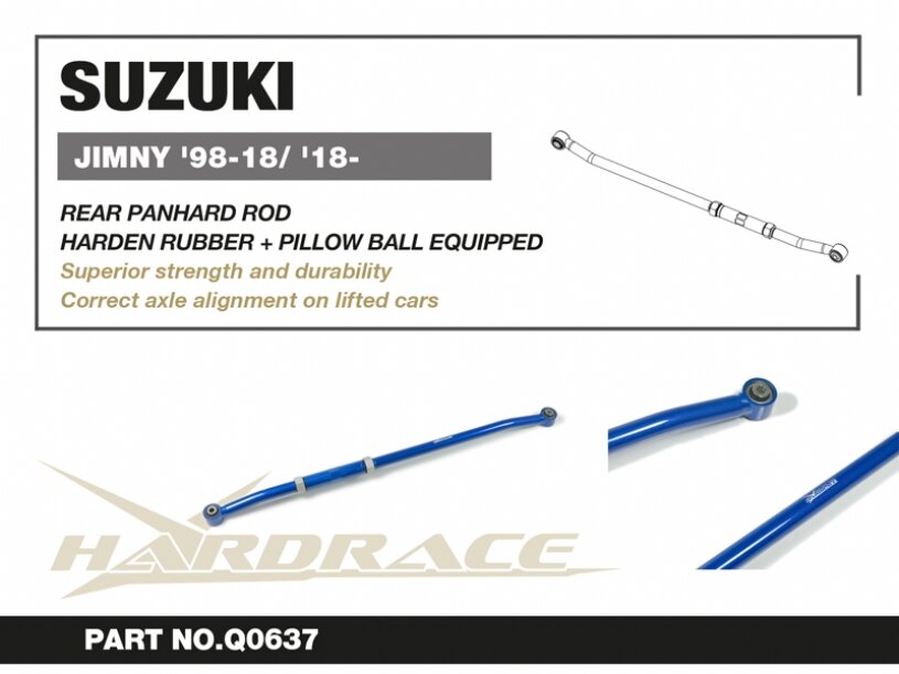 Hardrace Panhard Rod - 98+ Suzuki Jimny