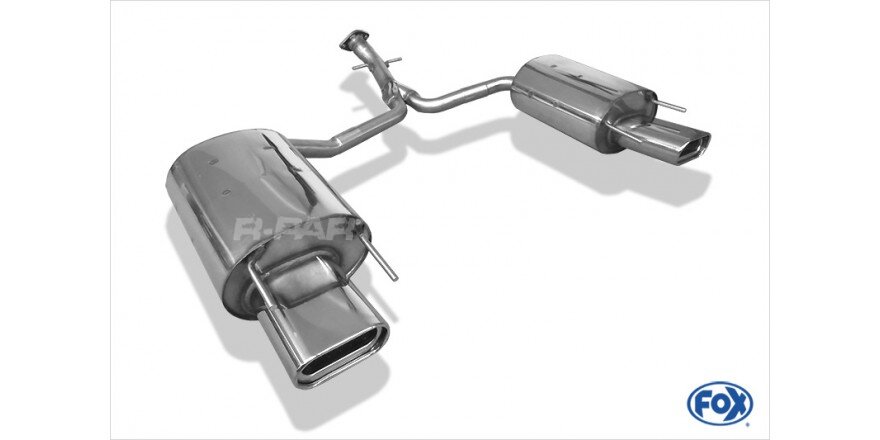 FOX final silencer - 160x80 Typ 53 - Lexus IS II
