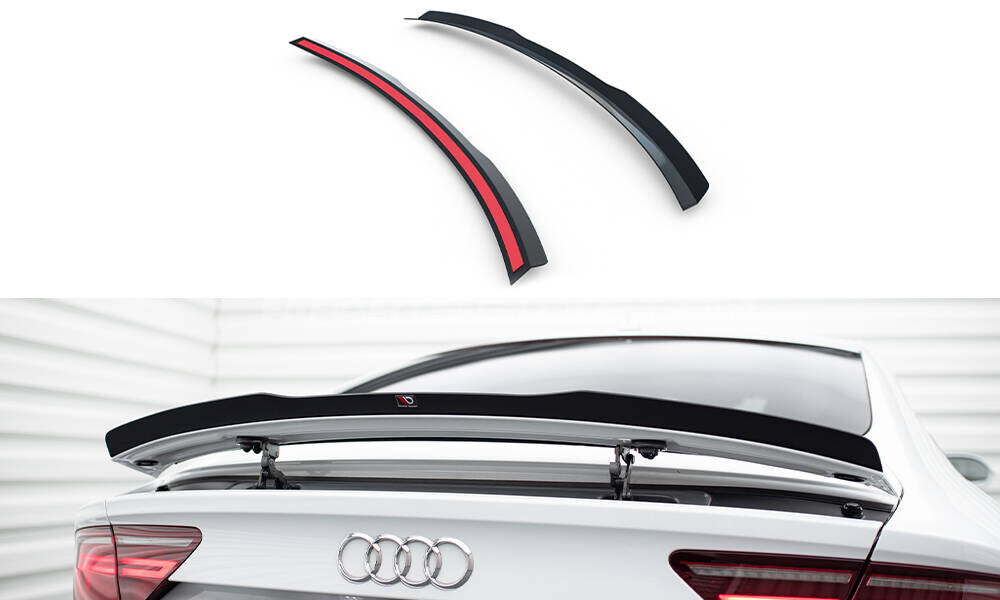 Maxton Design Spoiler Cap - Audi A7 S-Line (Facelift)