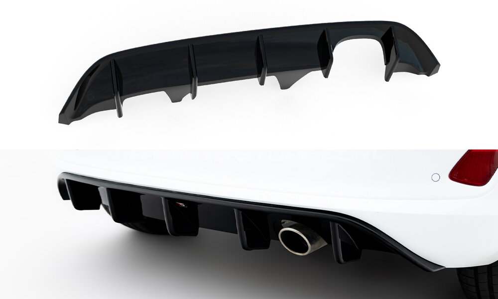 Maxton Design Diffusor Rear Extension - Ford Fiesta MK8