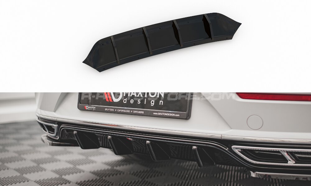 Maxton Design Diffusor Rear Extension - VW Arteon R-Line