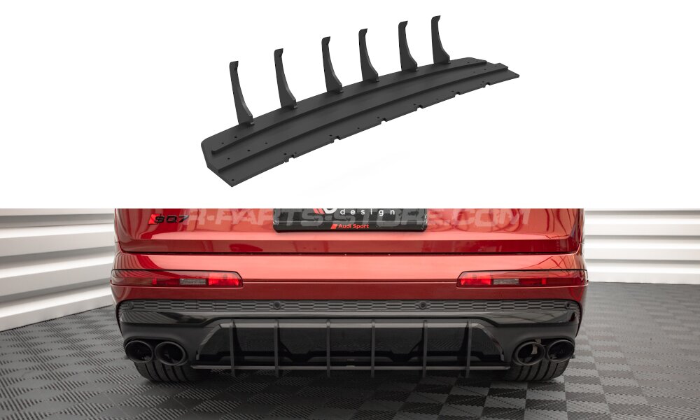 Maxton Design Street Pro Rear Bumper - Audi SQ7/Q7 4M