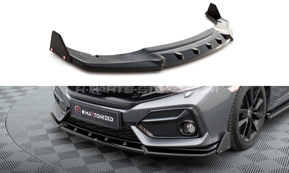 Maxton Design Front Lip - 17-22 Honda Civic Sport MK10