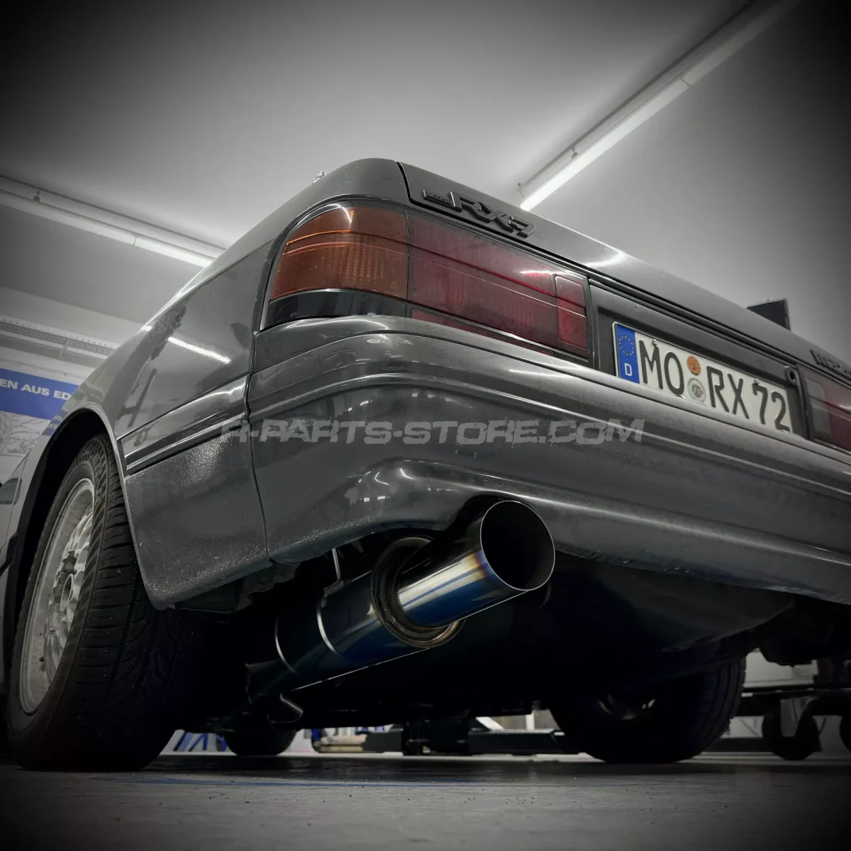 FOX Endschalldämpfer JDM Style 1x114 Typ 10 - Mazda RX7